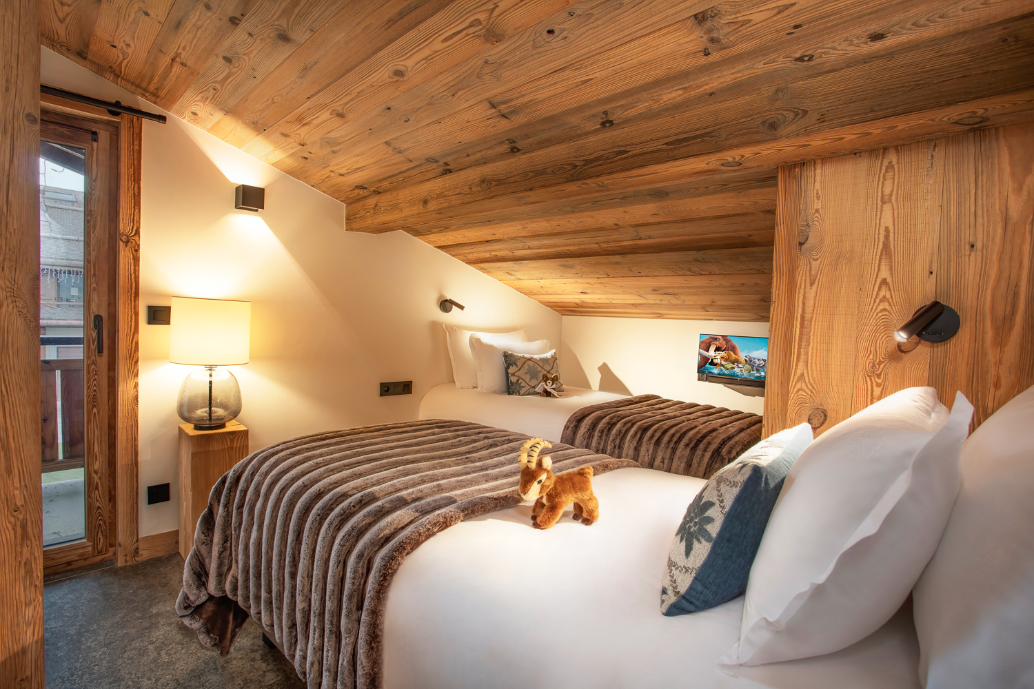 L'hôtel Armancette, suites avec vue sur le massif du Mont-Blanc